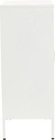 Bílá ocelová vitrína 80x102x40 cm Acier – Premier Housewares