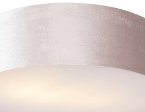 Stropní svítidlo růžové 40 cm se zlatým vnitřkem - Buben