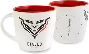 Diablo Chairs Hrnek bílo-červený / Hrnek / Keramika / 310 ml