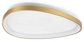 Ideal Lux Stropní LED svítidlo GEMINI ø61 cm Barva: Mosaz, Stmívání, řízení: DALI/PUSH