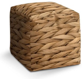 Taburet Cube banánové listí 2, béžová