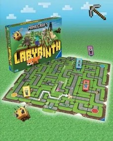 Ravensburger Minecraft Labyrinth / Délka hry: 20 minut / Počet hráčů:
