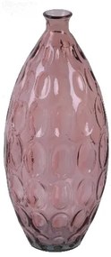 San Miguel VIDRIOS SAN MIGUEL (DOPRODEJ POSLEDNÍCH KOUSKŮ) !RECYCLED GLASS! Váza z recyklovaného skla "DUNE", 45 cm, růžová