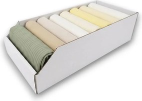 KARTON PAK Úložné boxy na oblečení, organizéry do skříně BÍLÝ KARTON 30x54cm