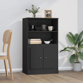 vidaXL Skříň highboard černá 60 x 35,5 x 103,5 kompozitní dřevo