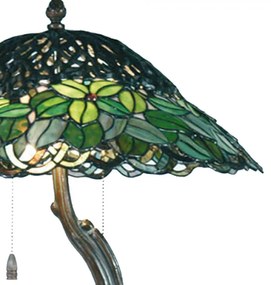 Stoní lampa Tiffany Tree – 47x58 cm