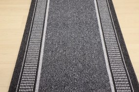Condor Carpets, Běhoun na míru Promenade 8727 antra, šíře 67 cm, šedá, chodba / předsíň