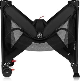 LIONELO Postýlka cestovní Laura Black Carbon / do 15 kg