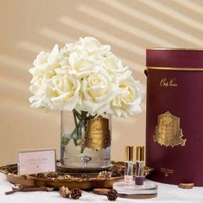Côte Noire Luxury Grand Bouquet kytice 13 parfémovaných růží Champagne