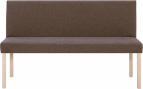 Lavice 139,5 cm hnědá polyester 281336