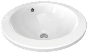 Ideal Standard Connect - Umyvadlo zápustné 380 mm, s přepadem, bílá E505101