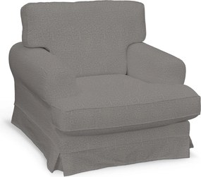 Potah na křeslo IKEA Ekeskog barva šedá látka pletený vzor