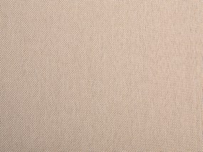 Béžová čalouněná kontinentální postel 180x200 PRESIDENT Beliani