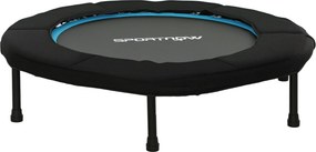 SPORTNOW 102 cm Skládací fitness trampolína s elastickou deskou a ocelovým rámem, neklouzavá s nosností 100 kg pro legové cvičení doma, v kanceláři či