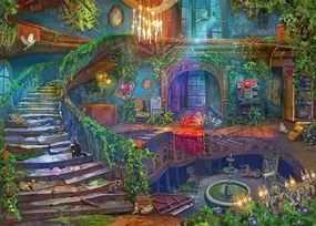 Ravensburger Puzzle Abandoned: Volné pokoje v hotelu / 1000 dílků