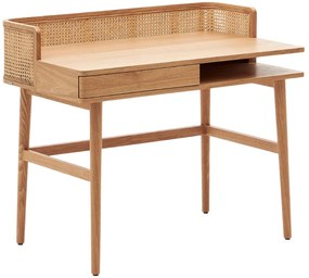 OnaDnes -20% Dřevěný pracovní stůl Kave Home Araxi 105 x 62 cm