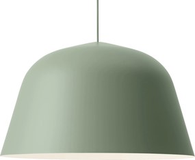 Závěsná lampa Ambit 55 cm tlumená zelená