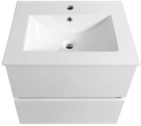 Aqualine Aqualine, PANEDA umyvadlová skříňka 59,5x55x45,2cm, bílá, PN260