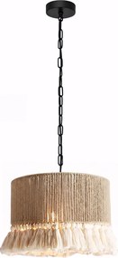 Toolight Toolight, stropní svítidlo 30cm, 1xE27, APP1736-1CP, černá-hnědá, OSW-05122