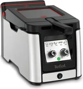 Tefal Clear Duo FR600D10 nerez/černá / Fritéza / 2000 W / 3,5 l / 150-