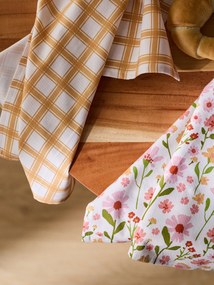 Sinsay - Bavlněné kuchyňské utěrky 3 pack - vícebarevná