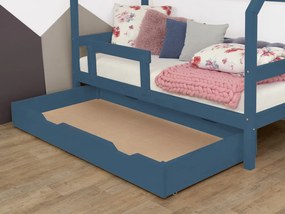 Benlemi Šuplík pod postel BUDDY Barva postele: tmavě šedá, Rozměr šuplíku: 90cm x 180cm (pro postel 90cm x 200cm), Varianta šuplíku pod postel: s roštem a pevným dnem