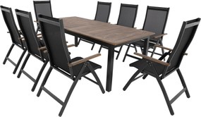 Doppler EXPERT WOOD Plus zahradní sedací souprava 8+1