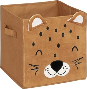 Dětský úložný box Leopard hnědý