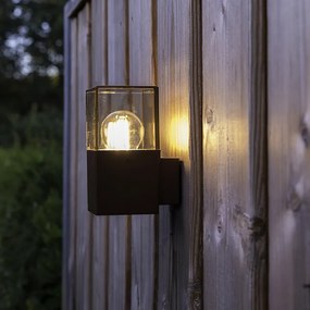 Chytrá venkovní nástěnná lampa rezavě hnědá IP44 vč. Wifi P45 - Dánsko