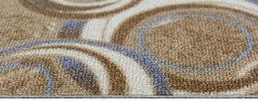 Koberce Breno Metrážový koberec DROPS 33, šíře role 400 cm, Hnědá, Vícebarevné
