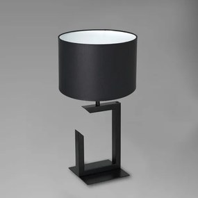 Stolní lampa 1xE27/60W/230V 45 cm černá/bílá
