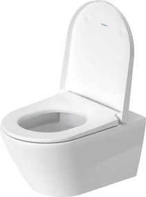 Duravit D-Neo - Závěsné WC Duravit Rimless s HygieneGlaze 370 x 540 mm upevnění Durafix, bílá 2577092000