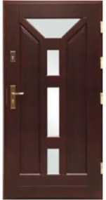 Archo - Venkovní vchodové dřevěné dveře Masivní D-46 105093