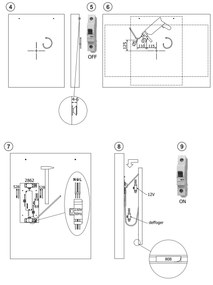 Intedoor IINTEDOOR Pineto zrcadlo v hliníkovém rámu s LED osvětlením PI ZS 60 S/B