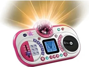 VTECH Kidi Super Star DJ Studio 80-531704 černá/růžová / DJ mixpult s
