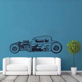 Samolepka na zeď - Hot Rod (60x20 cm) - PopyDesign