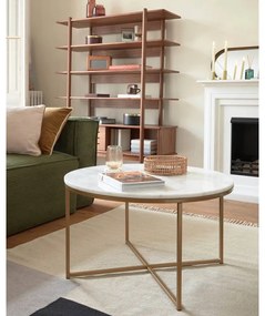 Konferenční stolek Kave Home Shefield, ø 80 cm