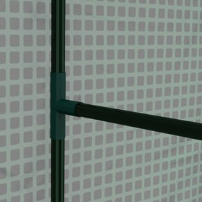 Skleník Skleníkový chladicí rám, odolný proti povětrnostním vlivům, rolovací dveře, 100 cm x 80 cm x 150 cm, zelený