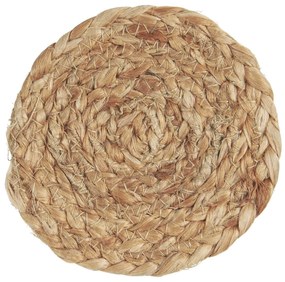 IB LAURSEN Podtácek Jute 10 cm, přírodní barva