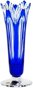 Váza Lotos, barva modrá, výška 175 mm
