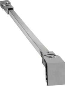 Mereo Mereo, Sprchový kout Lima, obdél.,polopivot. dvře, 2xboční stěna, chrom ALU, sklo Point 6mm, CK87882K