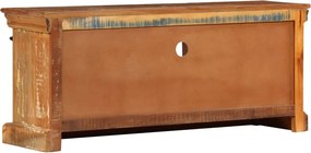 TV stolek 110 x 30 x 45 cm masivní recyklované dřevo 247328