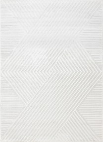 Dywany Łuszczów, Kusový koberec Balance 1503 cream, 140x190, bílá, ložnice