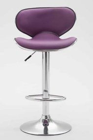Sada 2 barových židlí Alaia fialová