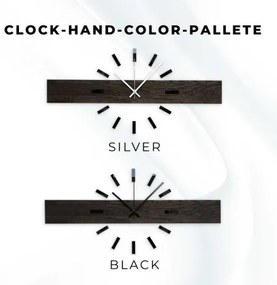 Ručně vyrobené dubové svislé hodiny minimalistický skandinávský design I SENTOP MAS021-3169