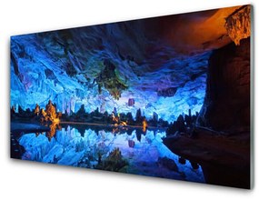 Skleněné obklady do kuchyně Jeskyně Světlo Ledovec 120x60 cm