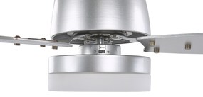 Stříbrný stropní ventilátor MLAVA Beliani