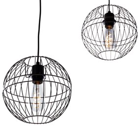 Moderne hanglamp zwart 3-lichts - Sphaera