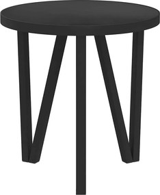 Čajový stolek černý Ø 35 cm MDF 331667