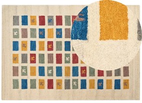 Vlněný koberec gabbeh 160 x 230 cm vícebarevný MURATLI Beliani